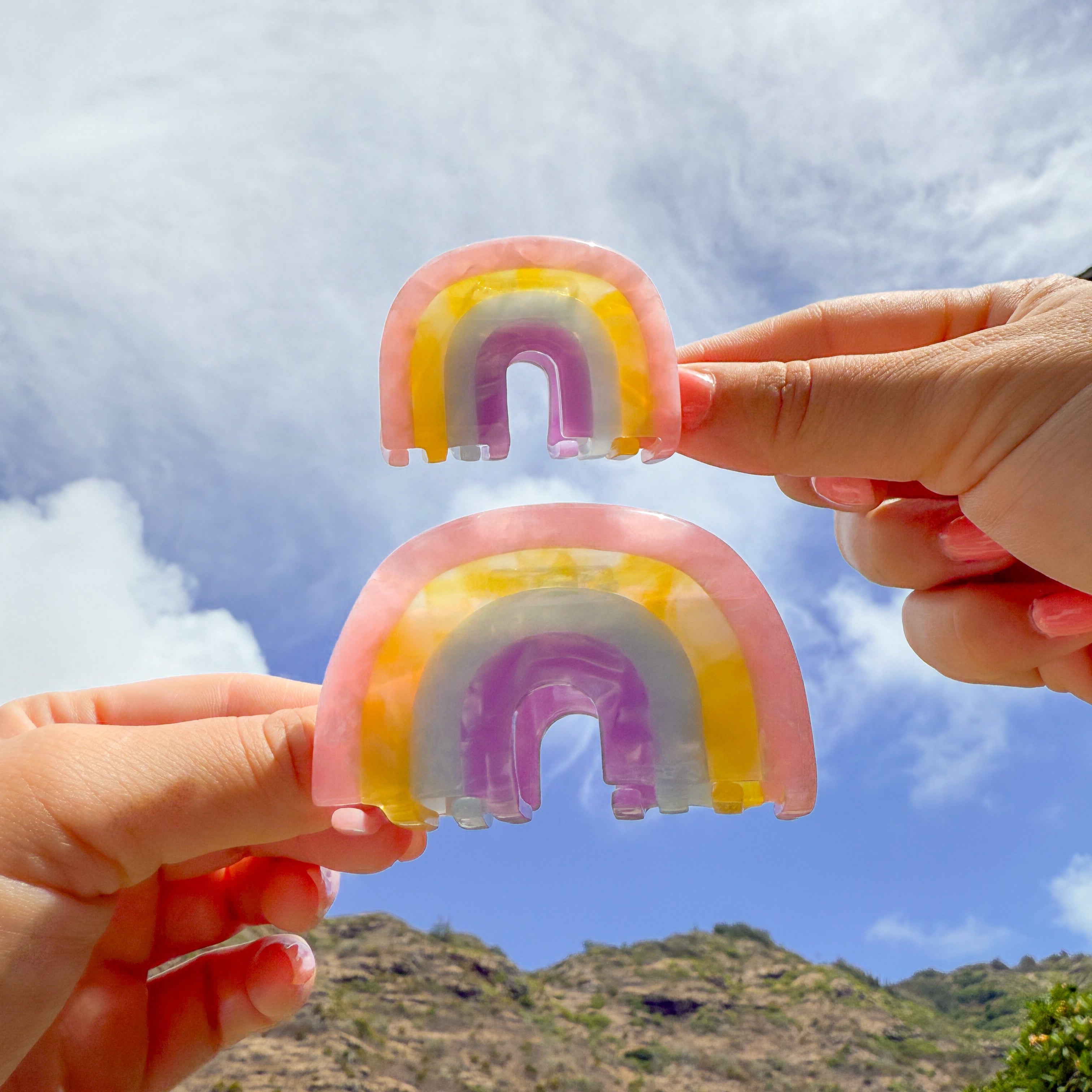 Coopmonsters Ānuenue Rainbow Hair Claw – coopmonsters